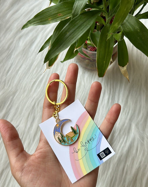 Moon wanderer Charm Keychain – Zatpat Bazar